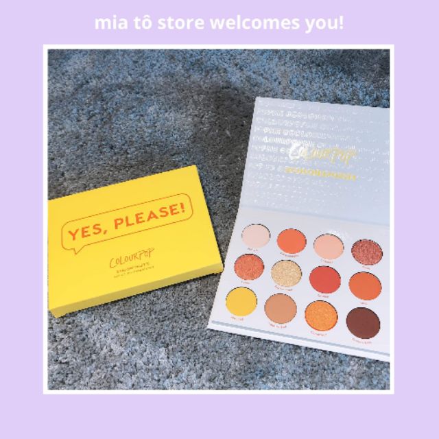 Bảng mắt Colourpop Yes,Please | Shopee Việt Nam