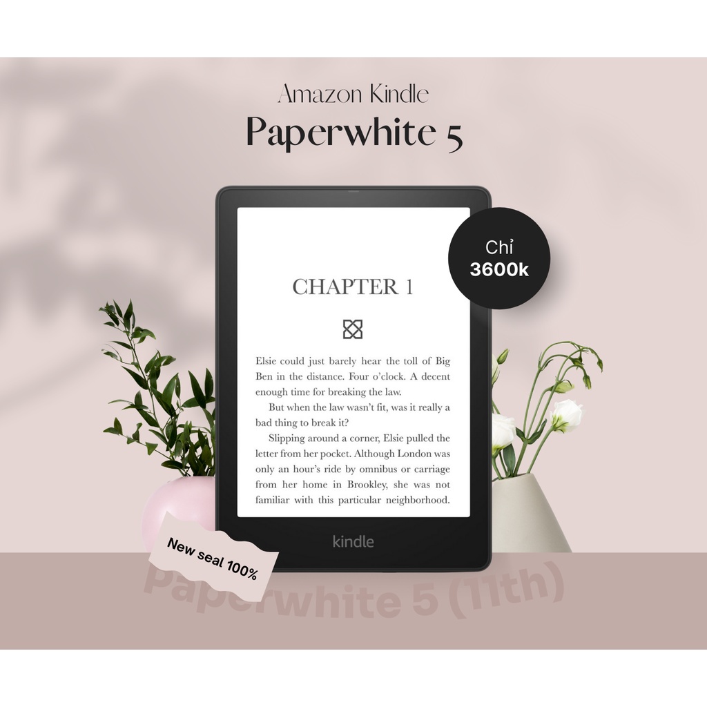 Máy đọc sách Kindle Paperwhite Gen 5 (thế hệ 11) - Kindle PPW5 | Shopee ...