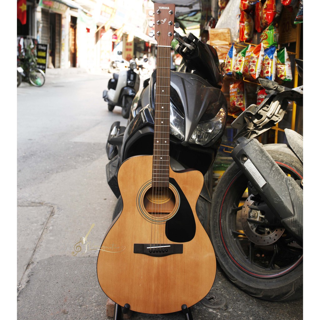 Đàn guitar acoustic Yamaha Fs100 chính hãng có giấy chứng nhận 👍 yamaha ...