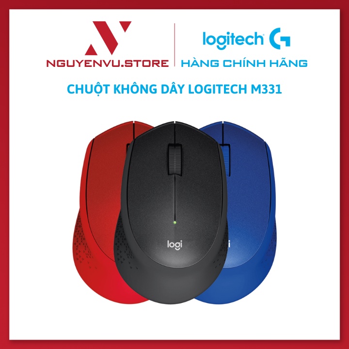 Chuột không dây Logitech M331 - Hàng Chính Hãng | Shopee Việt Nam