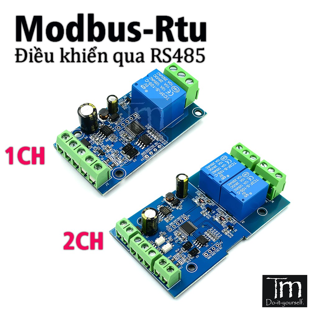 Module Relay Điều Khiển Qua RS485 (MODBUS RTU) 1/2 Kênh | Shopee Việt Nam