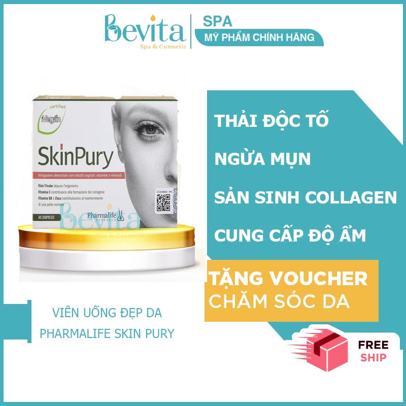 Viên uống thải độc, đẹp da Pharmalife Skin Pury 60 viên | Shopee Việt Nam