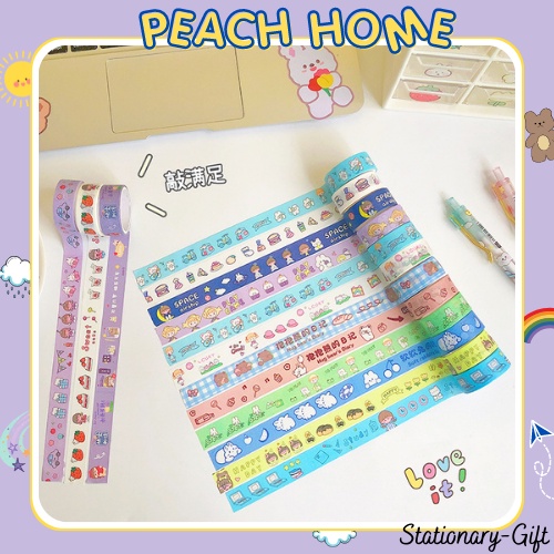 Cuộn Washi Tape Dài 3M (20 Họa Tiết) Cute Decor Sổ Vở Bullet Journal ...