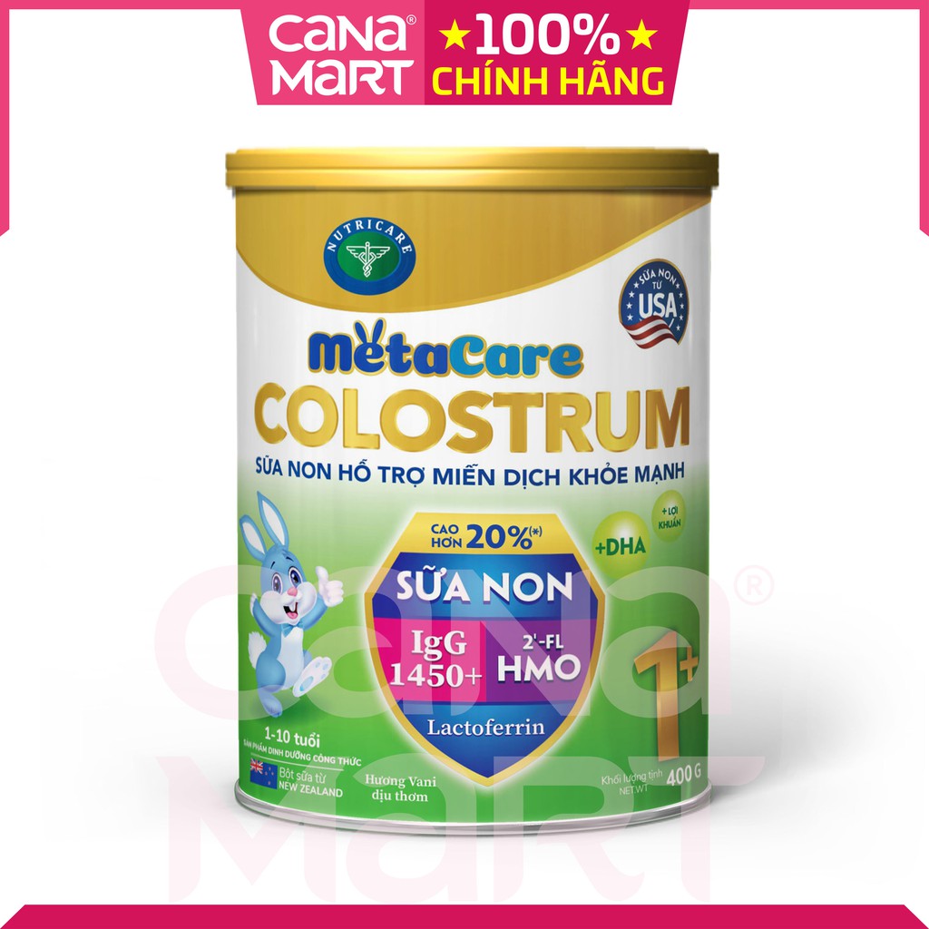 Sữa non Metacare Colostrum 1+ giúp trẻ tăng cường miễn dịch (400g) | Shopee Việt Nam