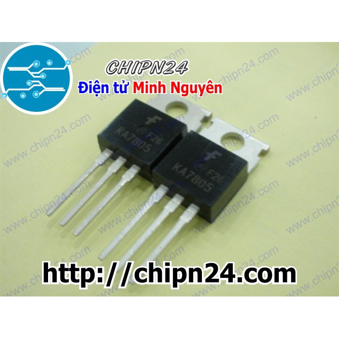 [3 CON] (DIP) IC KA7805 TO-220 (7805 1A 5V) | Shopee Việt Nam