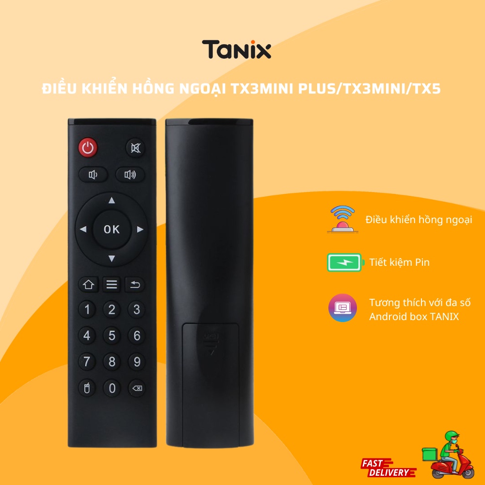 Điều khiển hồng ngoại Remote IR có bàn phím số dùng cho Android TV Box ...