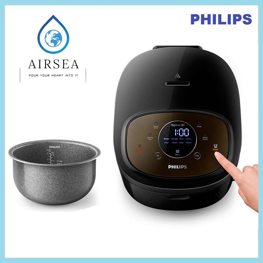 Nồi cơm điện cao tần Philips HD4528 1.5L - Hàng Chính Hãng (bảo hành ...