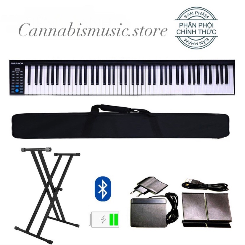 Đàn Piano Điện Konix PH88 - Đàn, Chân, Bao, Nguồn - 88 Phím nặng Cảm ...