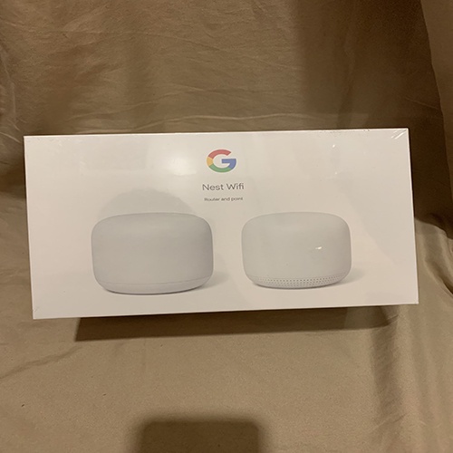 Google Nest WiFi 2 pack 1Router and 1point (AC2200 ; AC1200) (GA00822 ...