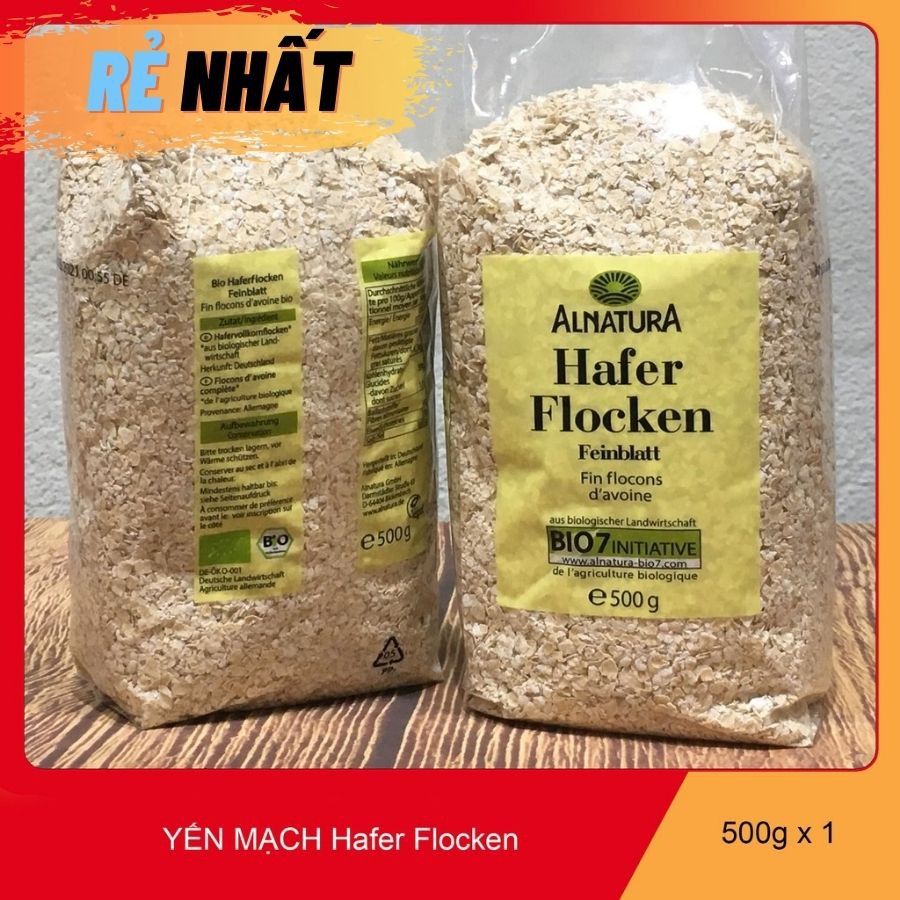 Yến mạch cán vỡ Hafer Flocken 500gr từ Đức, 5 phút ăn liền | Shopee ...