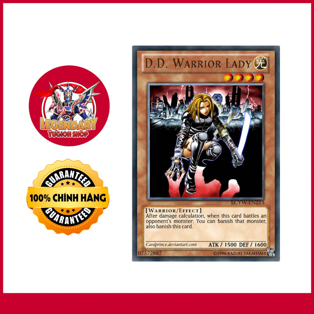 [Thẻ Bài Yugioh Chính Hãng] D.D. Warrior Lady | Shopee Việt Nam