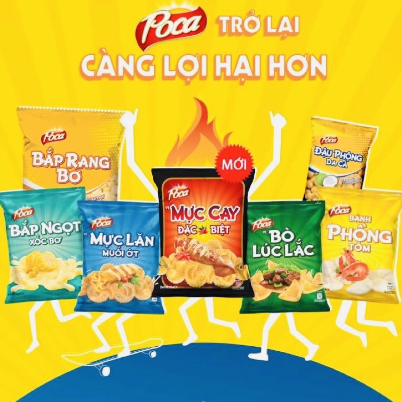 Snach POCA combo 10gói mix nhiều vị | Shopee Việt Nam