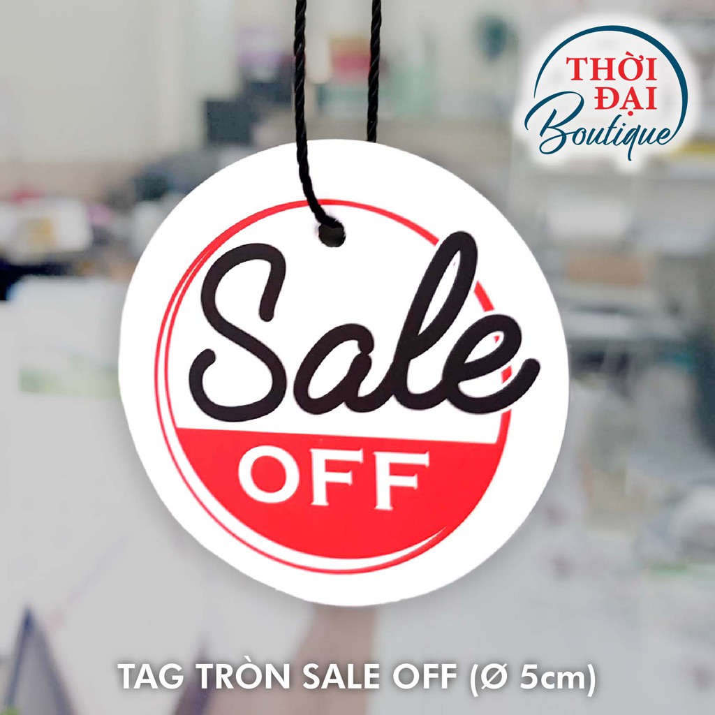 100 Tag Sale Off Giảm Giá Tròn 5 cm | Shopee Việt Nam