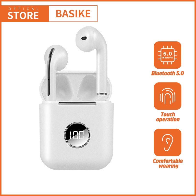Tai Nghe Basike TW11 Plus Tws Bluetooth 5.0 Không Dây Chống Thấm Nước ...