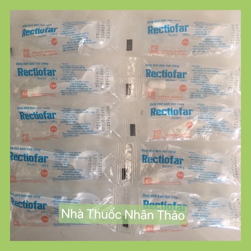Dung Dịch Bơm Trực Tràng RECTIOFAR | Shopee Việt Nam