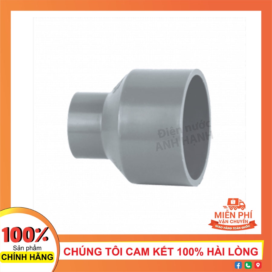 Côn thu nhựa PVC size 21, 27, 34, 42 - Nối thẳng chuyển bậc về kích ...