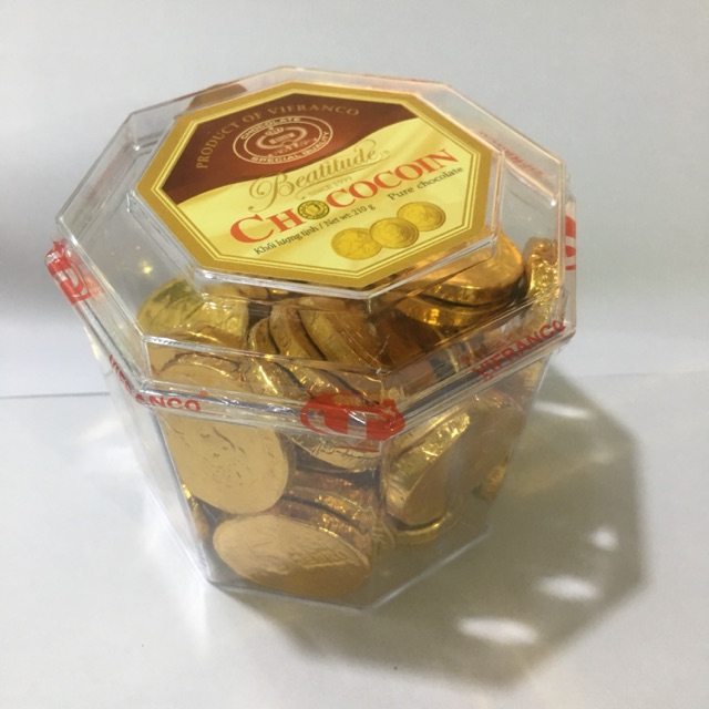Socola hộp đồng tiền Việt Pháp 210g | Shopee Việt Nam