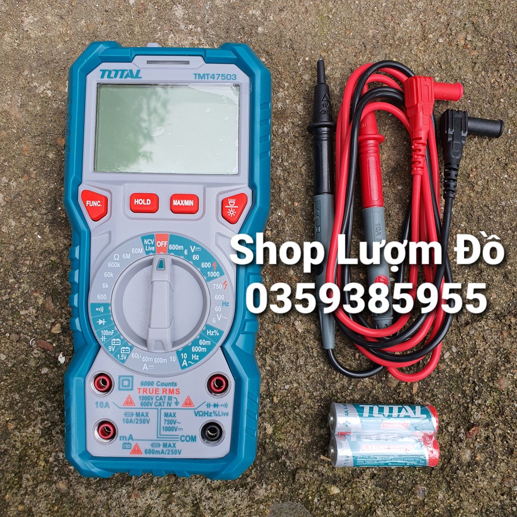 Đồng hồ đo điện vạn năng TOTAL TMT47503 | Shopee Việt Nam