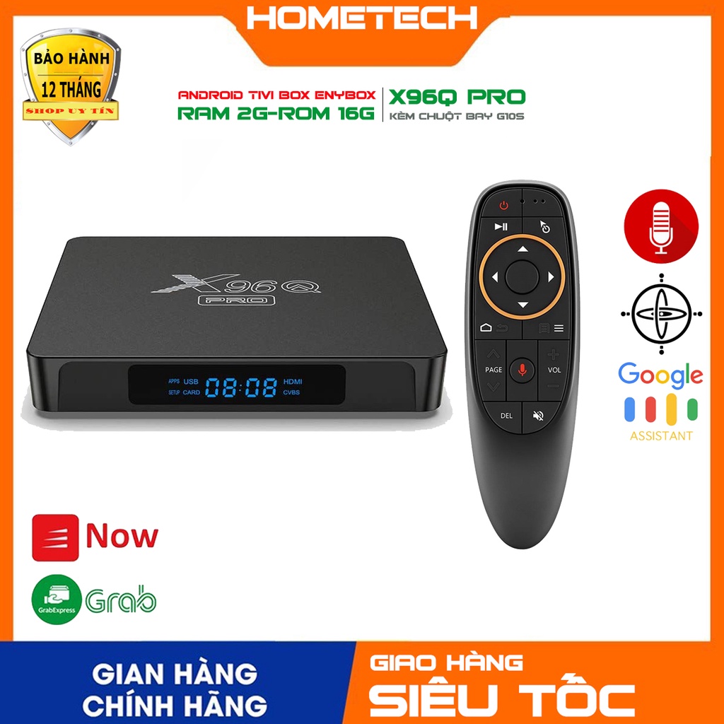 Android box X96Q Pro Phiên bản 2023 Ram 2G bộ nhớ trong 16G Android ATV ...