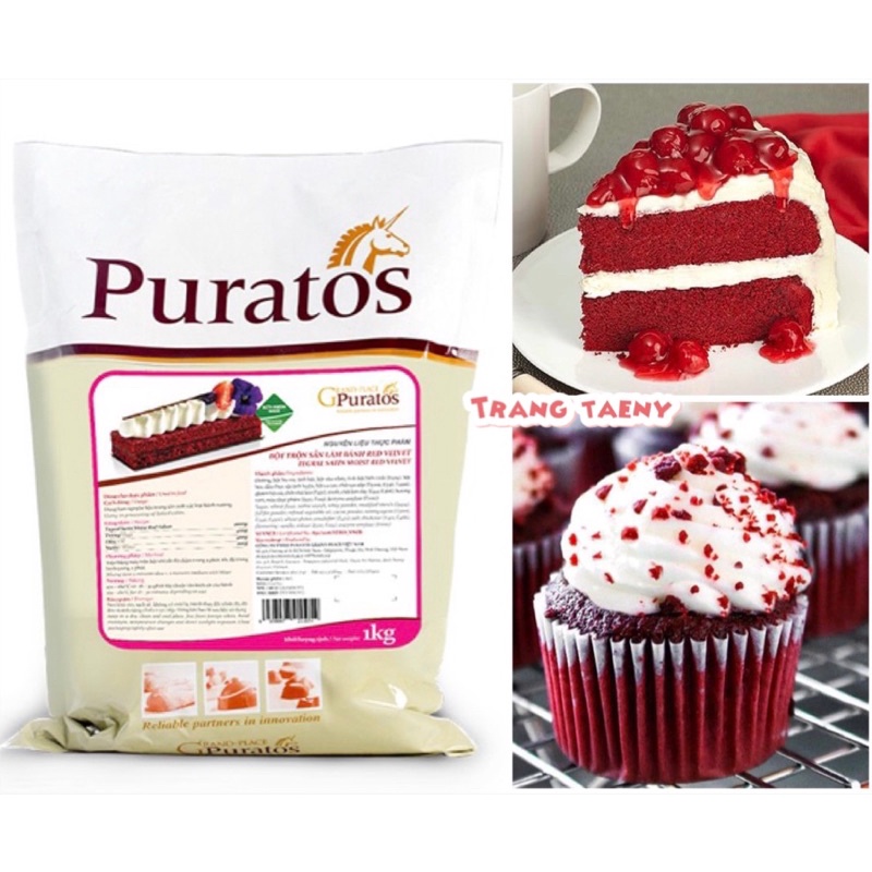 Bột trộn sẵn Red Velvet Puratos | Shopee Việt Nam