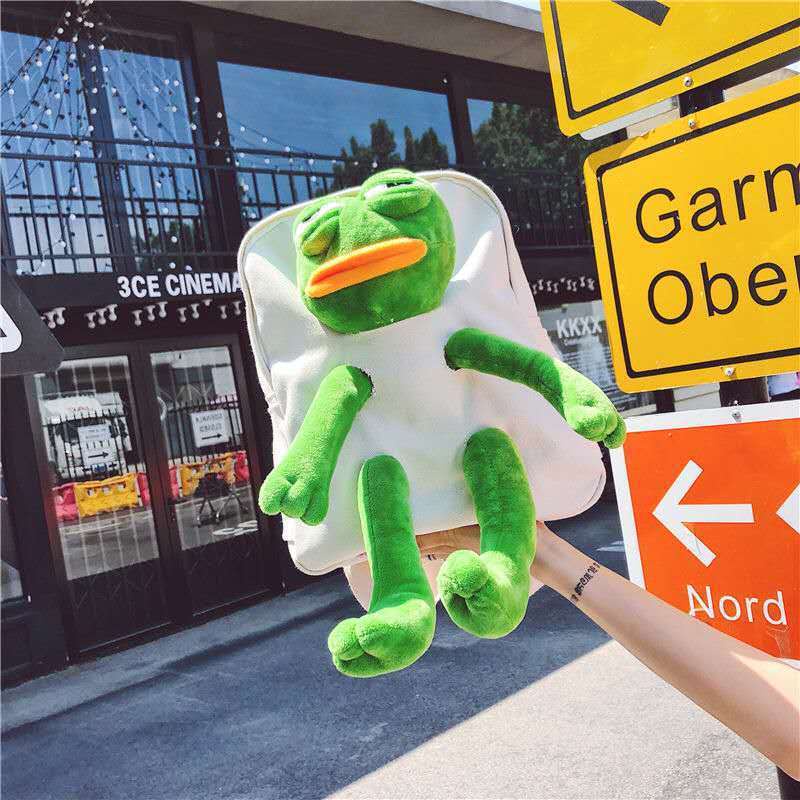 Balo ếch xanh Pepe sad frog siêu bựa dành cho vozer voz | Shopee Việt Nam