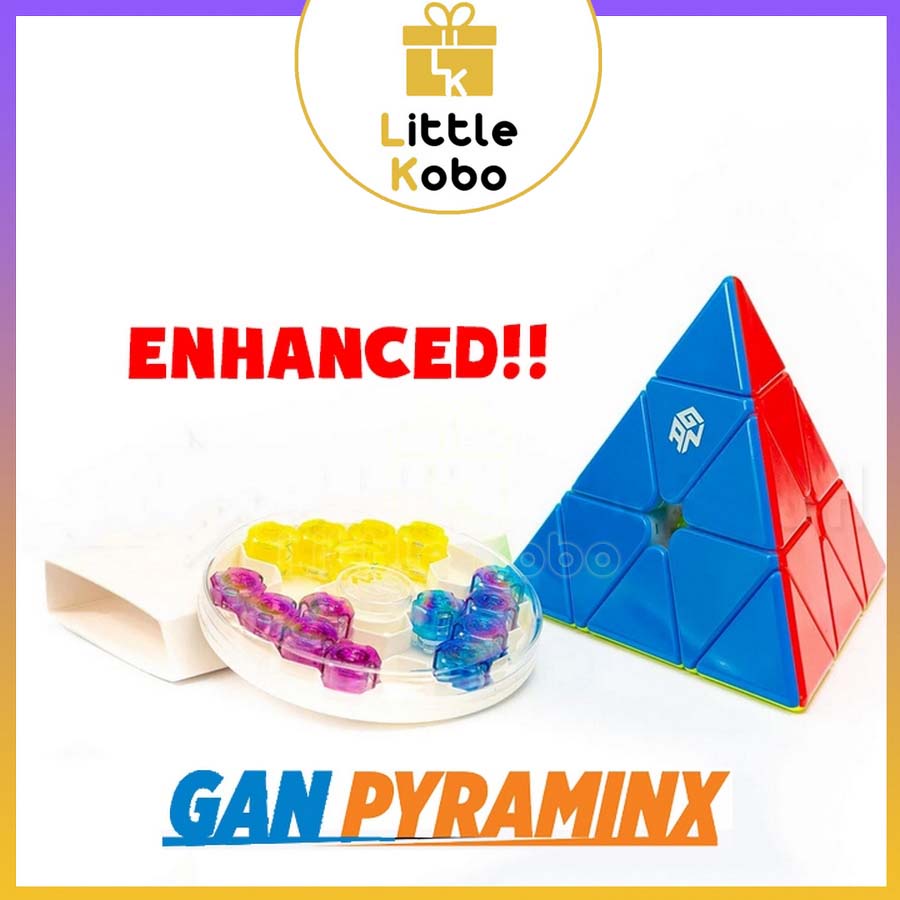 [Enhanced] Rubik Pyraminx Gan Pyraminx M Stickerless Rubic Tam Giác Nam ...