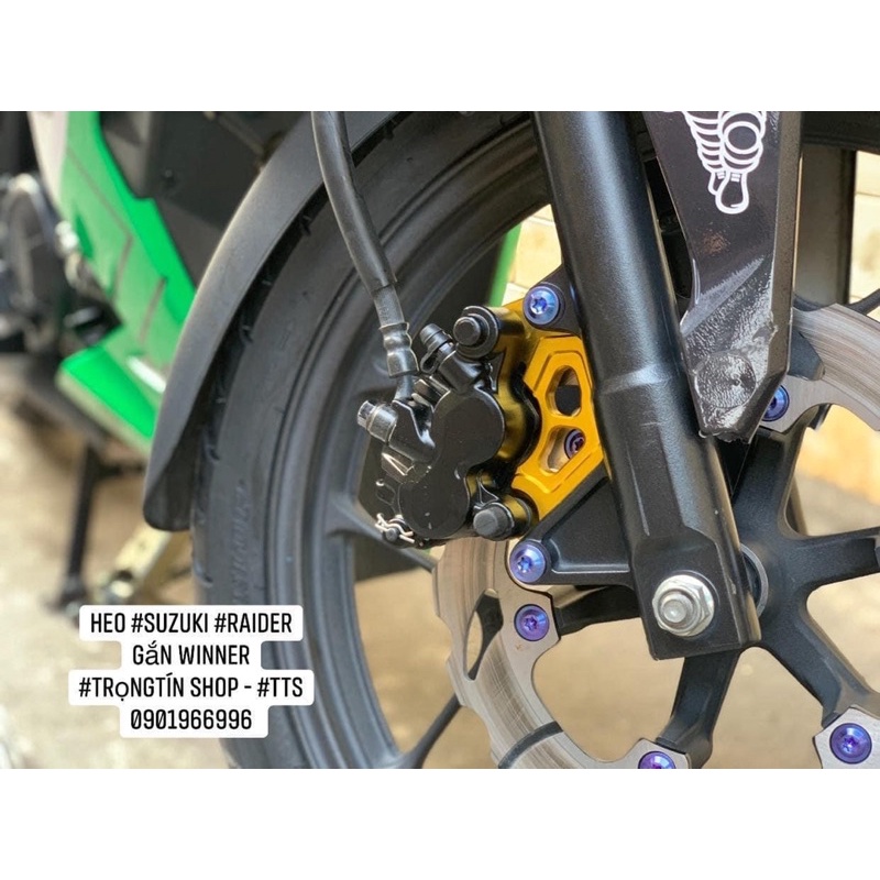 Pát heo Honda Winner ( Winner X) gắn heo Raider Fi dĩa zin | Shopee ...