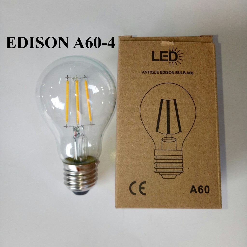Bóng Đèn Led EDISON A60 4w | Shopee Việt Nam
