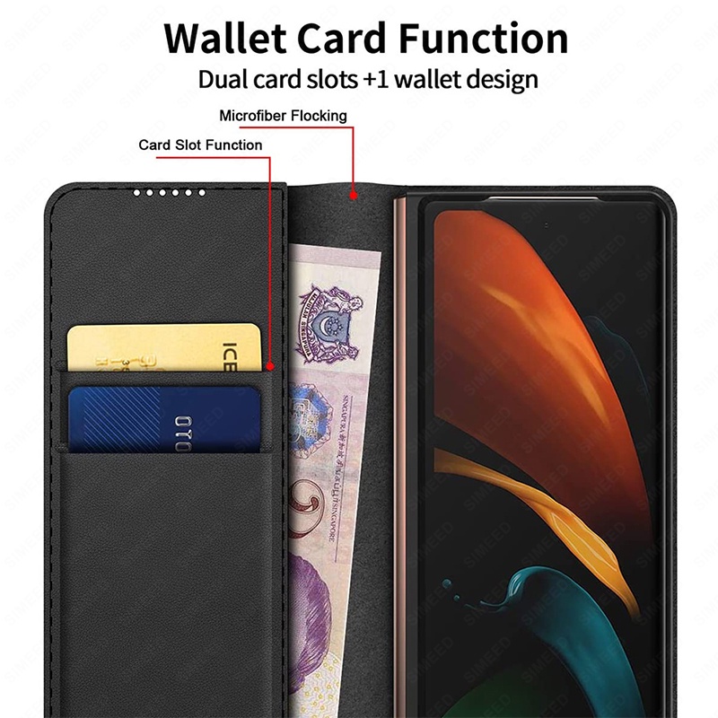 2 trong 1 da từ tính cho samsung galaxy z fold 5 fold 4 fold 3 case ...