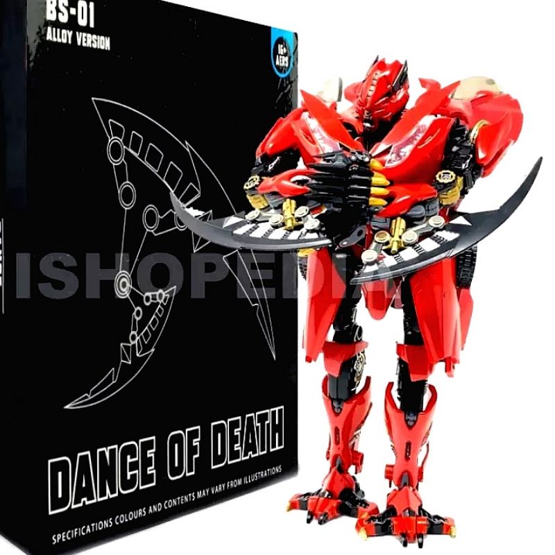 Sẵn kho new Mô hình transformers robot biến hình Dance of death Dino Bs01 bs01 Bs-01 bmb black ...
