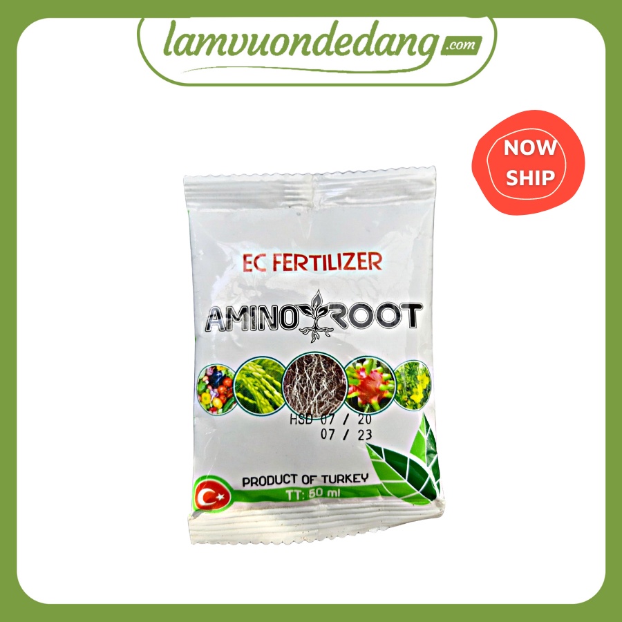 Phân bón lá hữu cơ sinh học AMINO ROOT bung rễ cực mạnh, nở bụi tốt, đâm chồi, đẻ nhánh khỏe ...