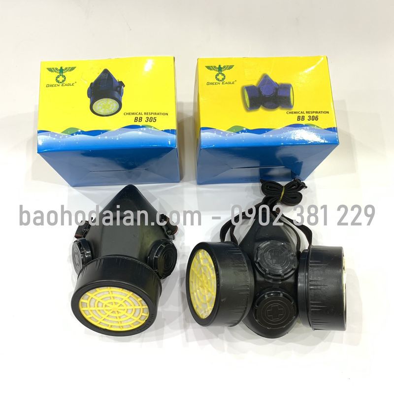 Mặt nạ lọc độc Green Eagle BB.305, 306 (1-2 phin) | Shopee Việt Nam