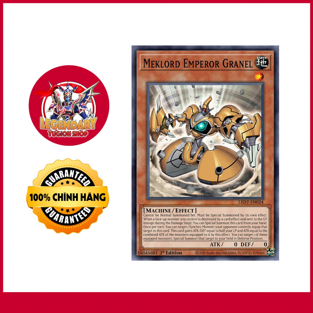 [Thẻ Bài Yugioh Chính Hãng] Meklord Emperor Granel | Shopee Việt Nam