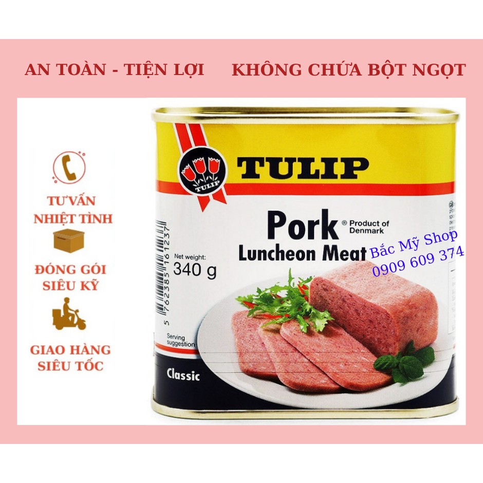 THỊT HỘP TULIP PORK LUNCHEON MEAT 340G | Shopee Việt Nam