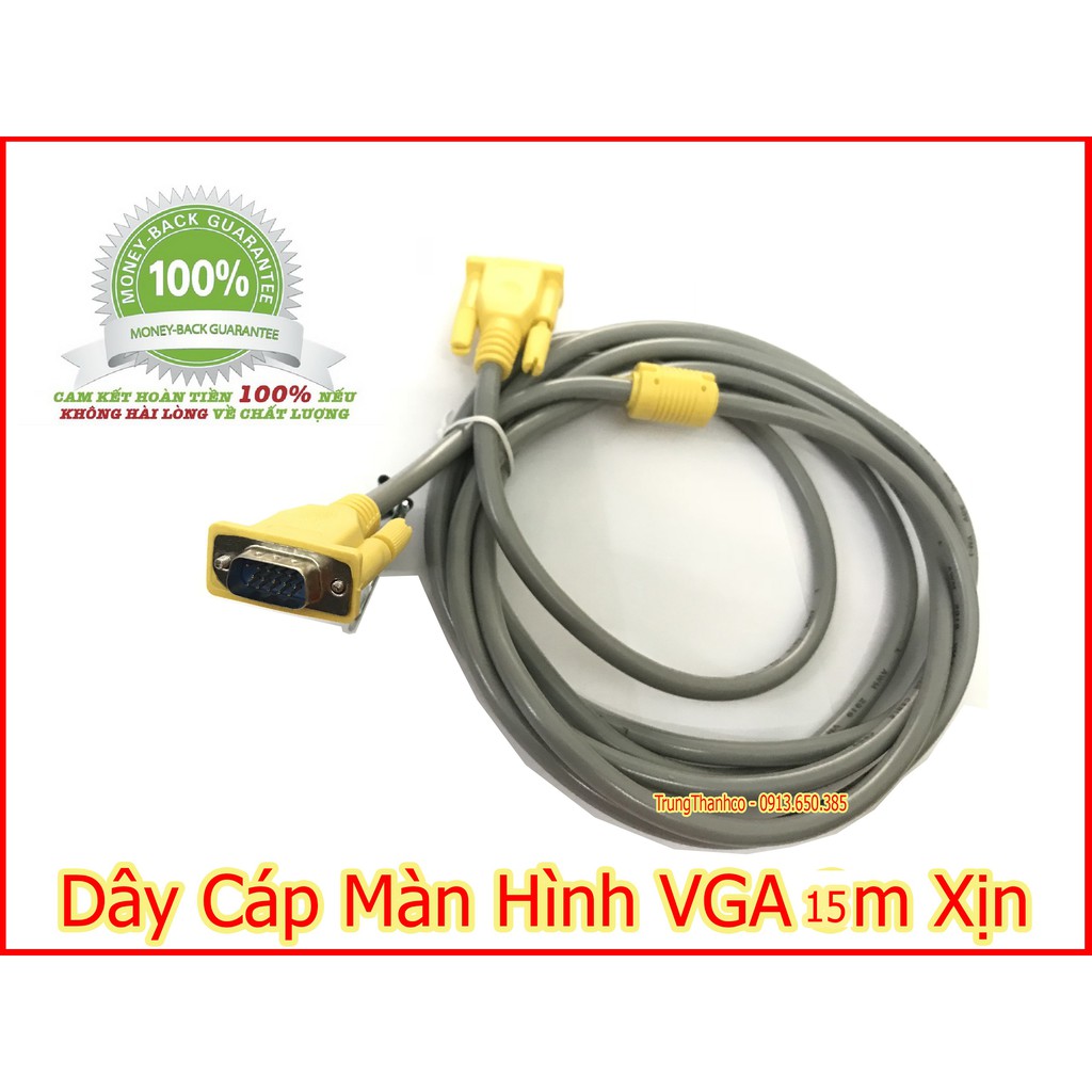 Dây Cáp Màn Hình VGA 15m Xịn | Shopee Việt Nam