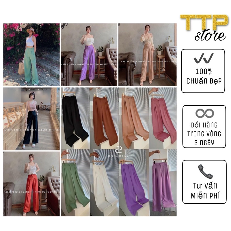 [HÌNH & CLIP THẬT] QUẦN TÂY TUYẾT MƯA ỐNG SUÔN RỘNG DÀI PHỦ GÓT LƯNG ...