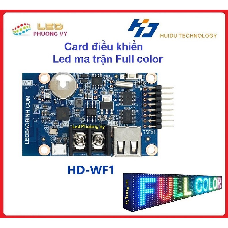 Card HD WF1 (USB, Wifi) dùng cho Led ma trận Full color | Shopee Việt Nam