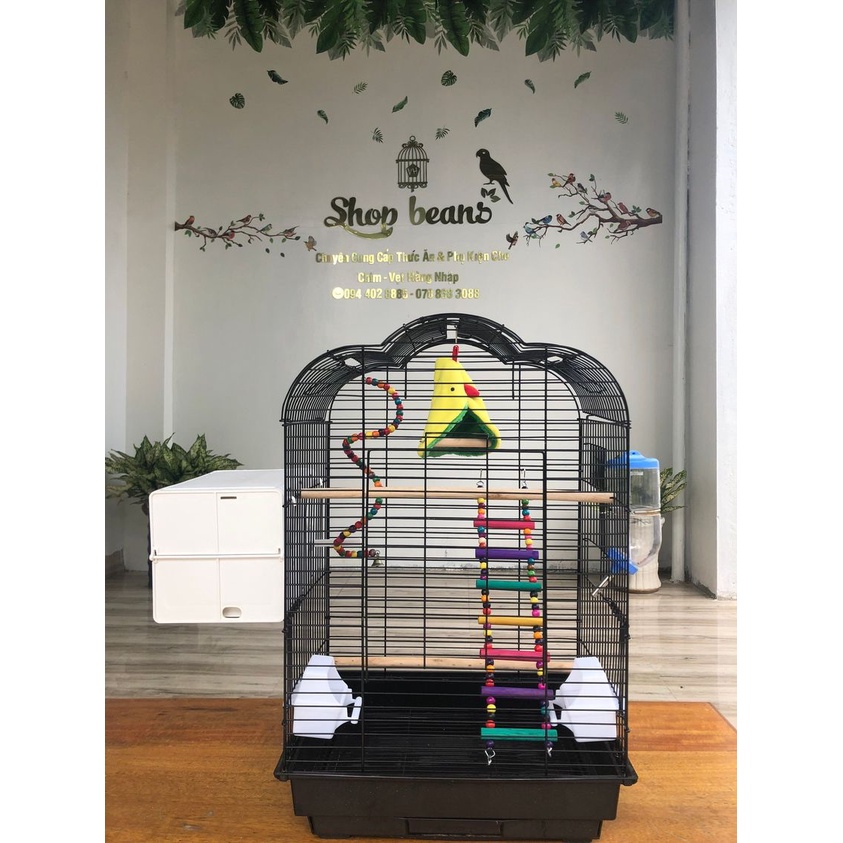 Lồng chuồng cho chim vẹt lovebird , cockatiel , greencheek , sun , ngực ...