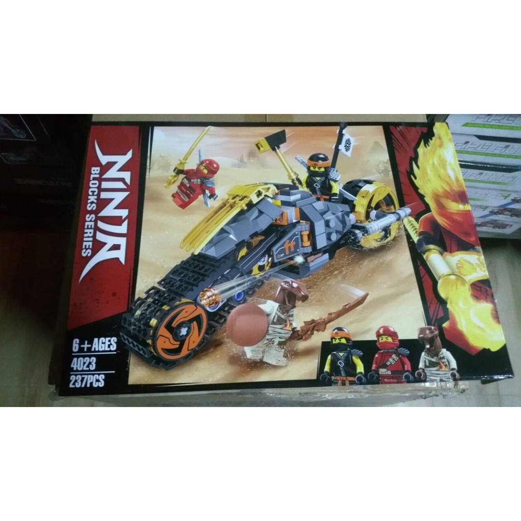 Hàng có sẵn lắp ráp Siêu xe sa mạc của Ninja đen trong Ninjago mã zimo ...