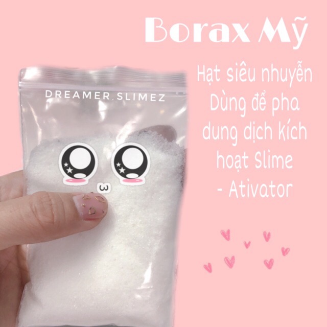 Borax Mỹ 50g 100g 500g 1Kg | Nguyên liệu chính làm slime | Borax pha ...