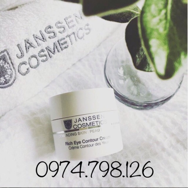 🌺KEM CUNG CẤP ẨM CHỐNG NẮNG NHĂN VÙNG MẮT JANSSEN COSMETICS RICH EYE ...