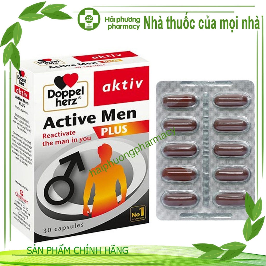 Viên Uống Active Men Plus - Hỗ Trợ Tăng Cường Sinh Lý Nam Giới | Shopee ...
