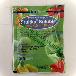 Phân bón lá Fruitka Soluble - giúp tăng cường khả năng kháng sâu bệnh ...