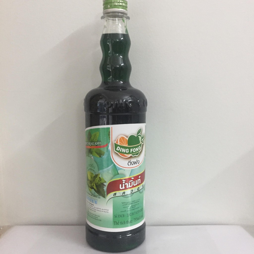 SYRUP SIRO THÁI LAN DING FONG HƯƠNG BẠC HÀ 760ML | Shopee Việt Nam