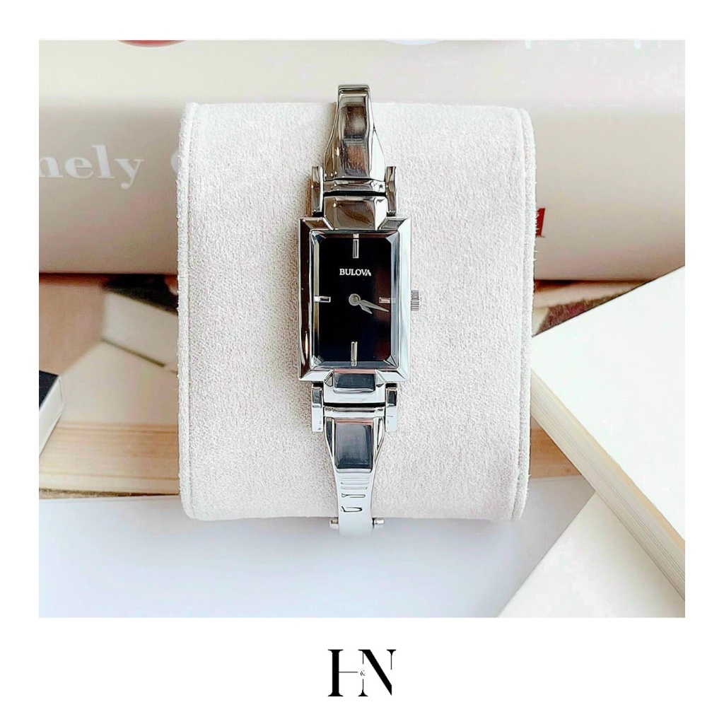 [CHÍNH HÃNG] ĐỒNG HỒ NỮ BULOVA CLASSIC BLACK DIAL SILVER TONE STAINLESS ...