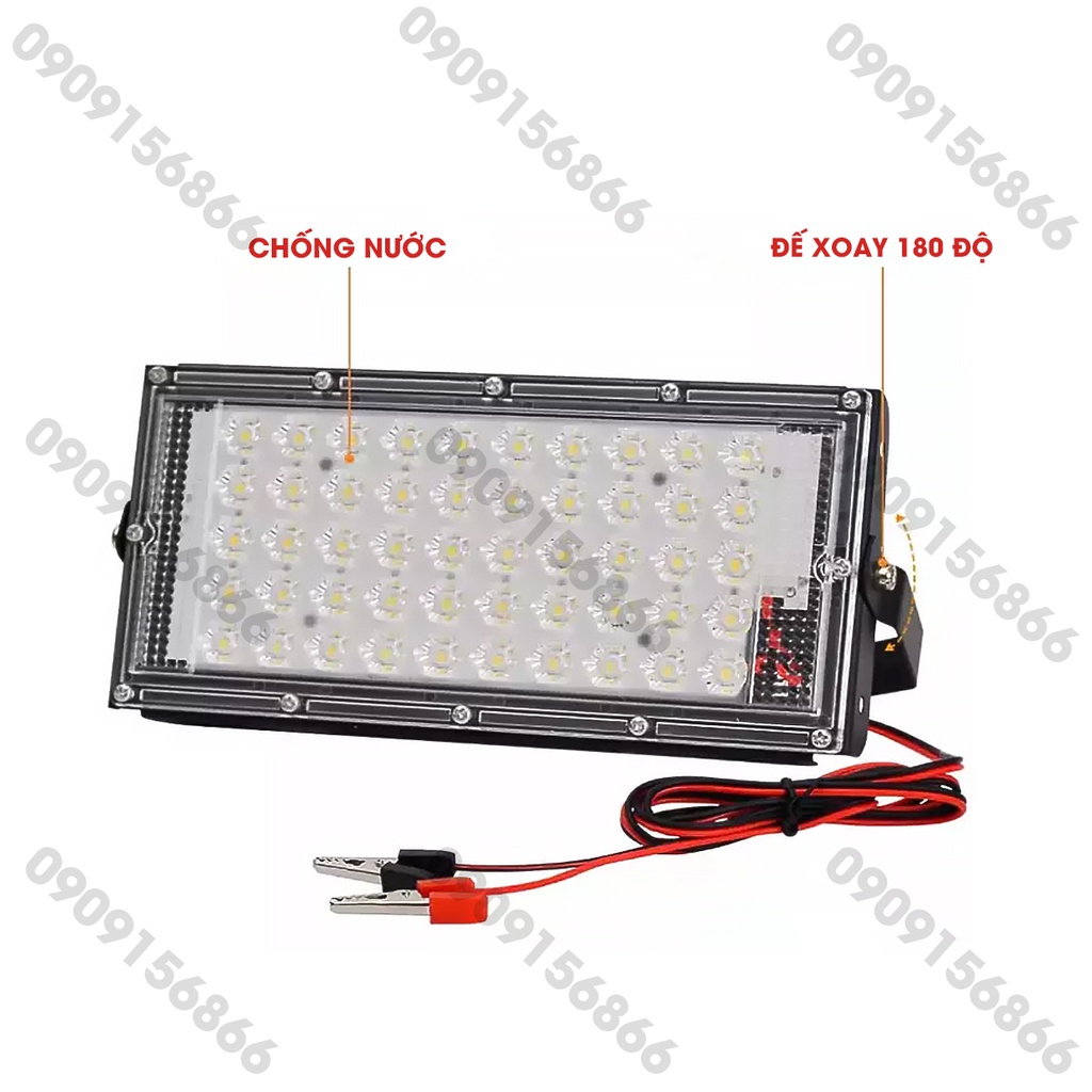 Đèn Led pha 12v 50w , 220v 50w chiếu sáng ngoài trời , tiết kiệm điện ...