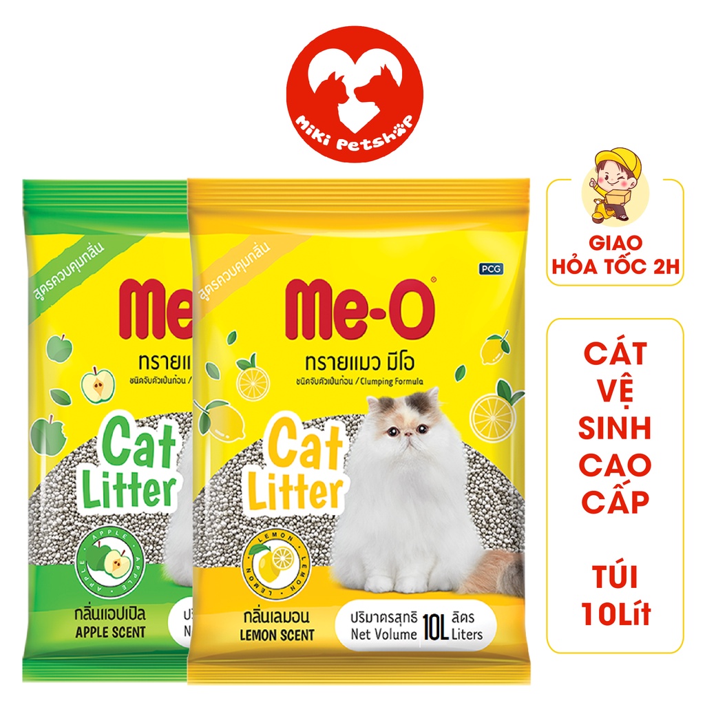 Cát Vệ Sinh Mèo Me-O Cat Litter Cao Cấp Túi 10Lít - Miki Petshop ...