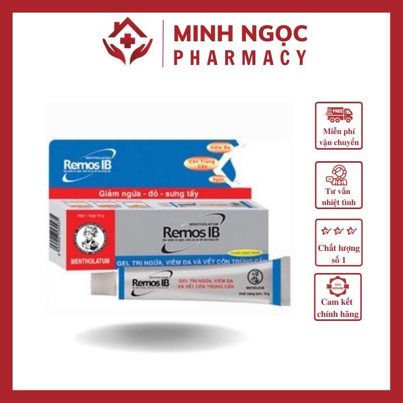 NHÀ THUỐC XANH Kem bôi ngứa và côn trùng cắn Remos SỈ LẺ | Shopee Việt Nam