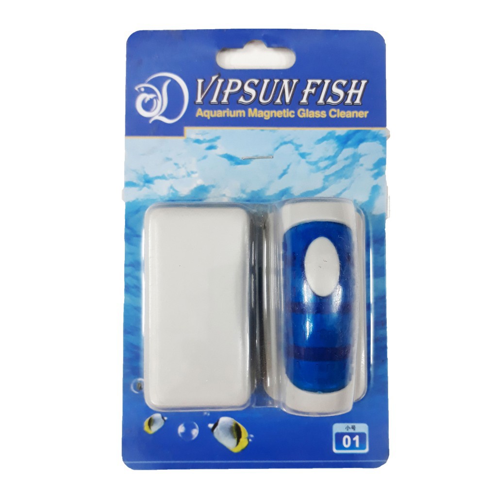 Nam châm vệ sinh hồ cá mini Vipsun Fish: Dụng cụ cọ bể cá, chùi vệ sinh ...