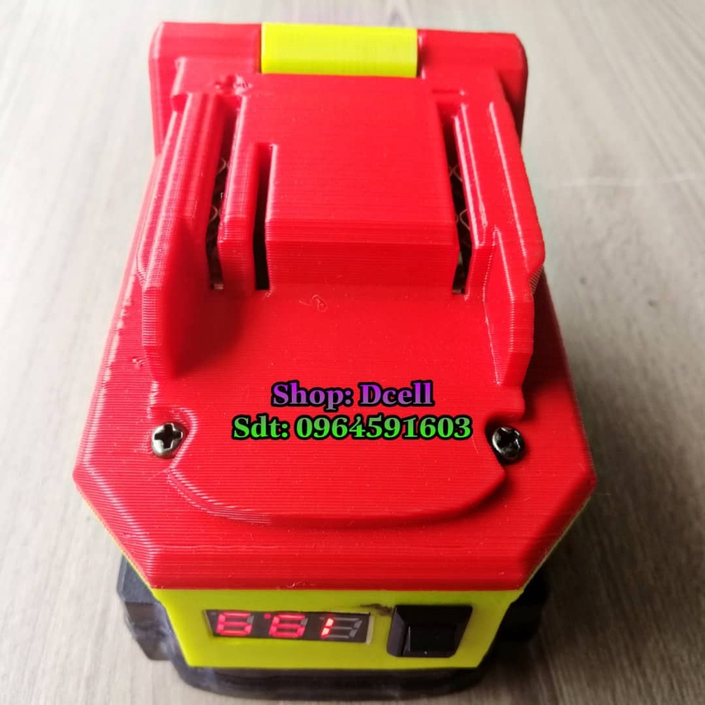 Đế Chuyển Pin Milwaukee 18v Cho Máy Makita 18v IN 3D Siêu Chắc | Shopee ...